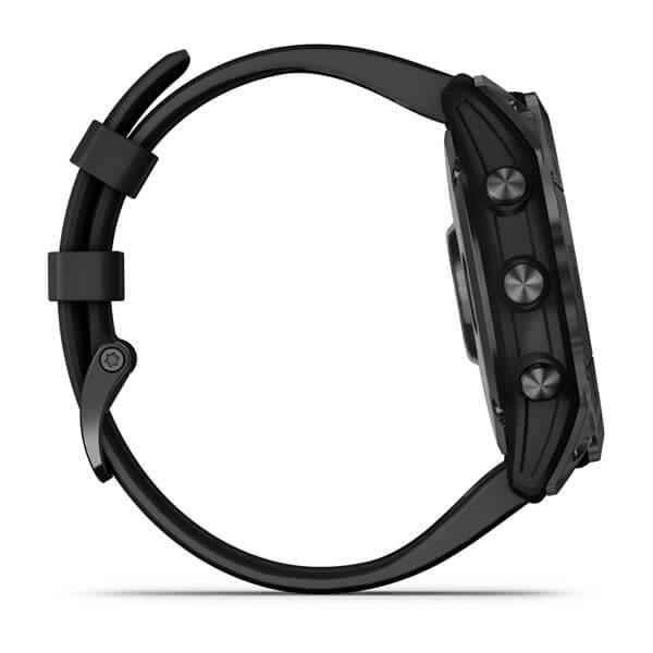 Garmin fenix 7X Solar, sivo-črni silikonski trak | TonerPartner.si